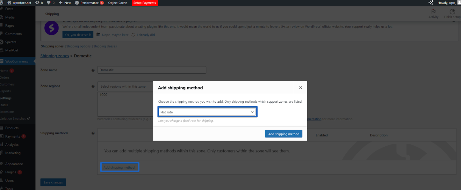 How to add multiple shipping options in WooCommerce | WPX