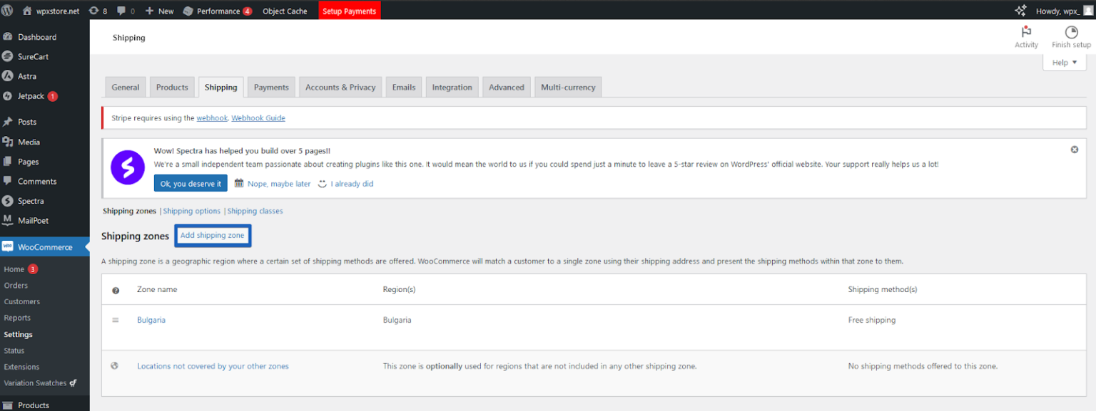 How to add multiple shipping options in WooCommerce | WPX